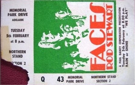 February 5, 1974 Memorial Park Drive, Adelaide, AUS | Concerts Wiki ...
