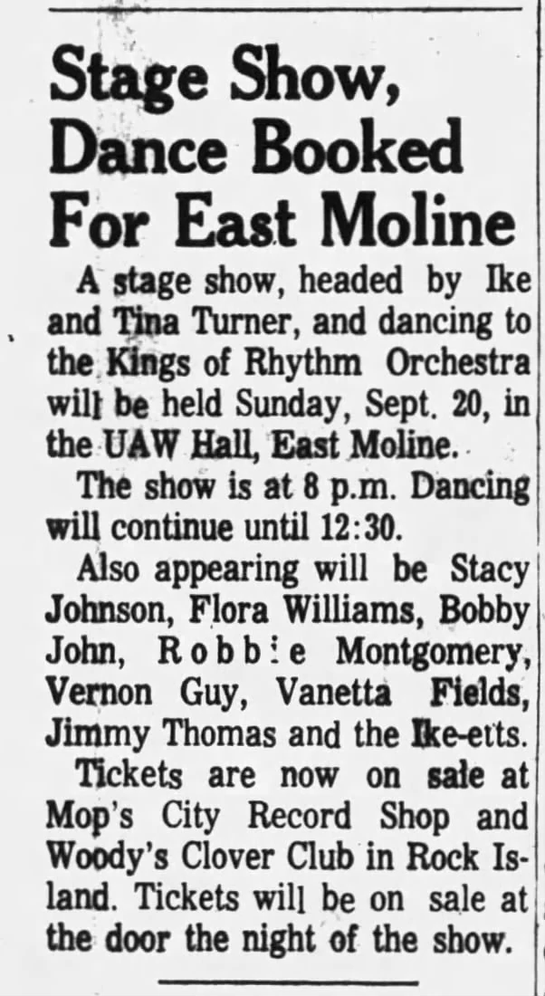 September 20, 1964 UAW Hall, East Moline, IL | Concerts Wiki | Fandom
