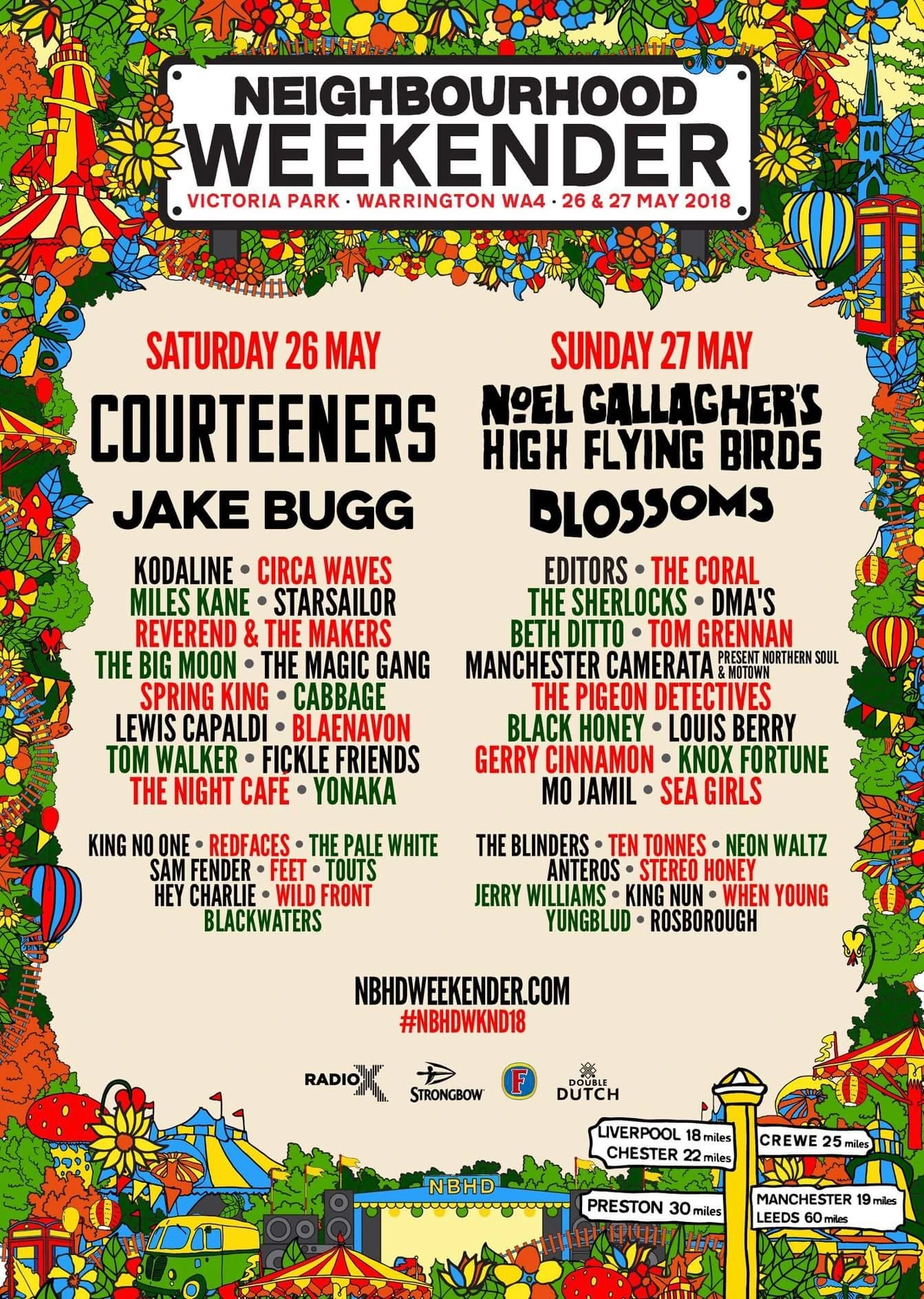 Neighbourhood Weekender 2018 | Concerts Wiki | Fandom