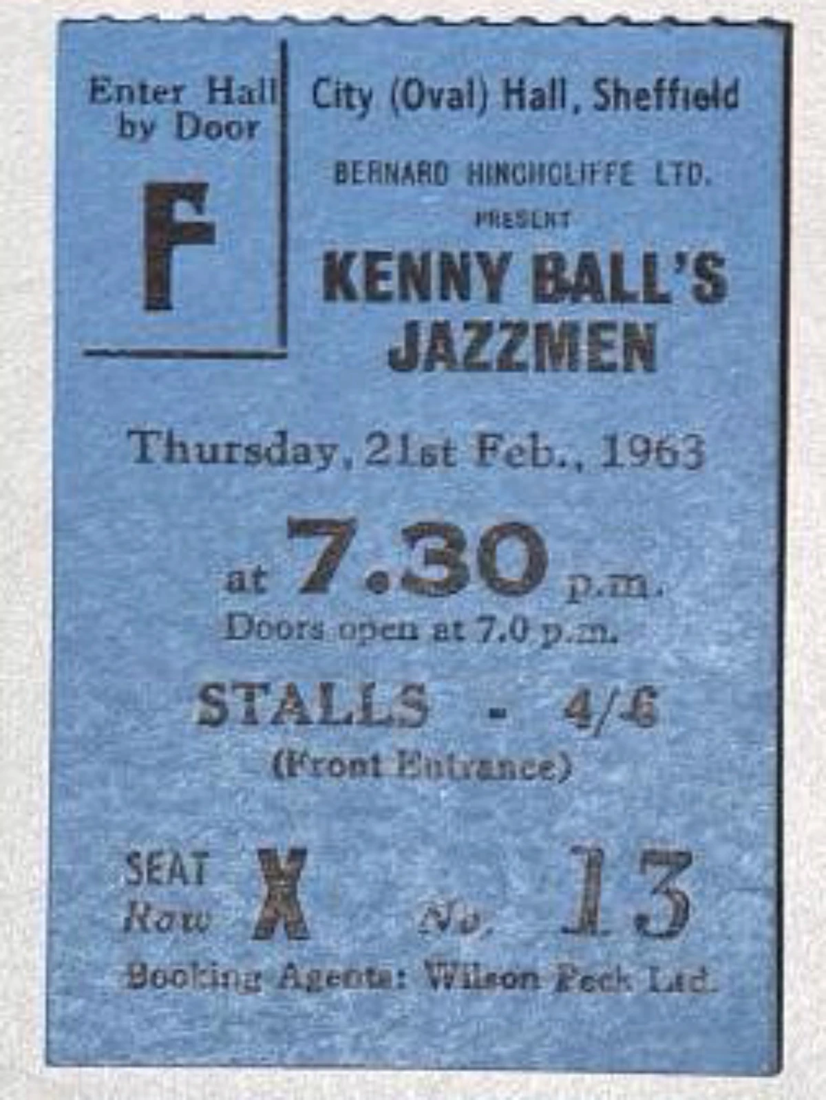 February 21, 1963 City Hall, Sheffield, ENG | Concerts Wiki | Fandom