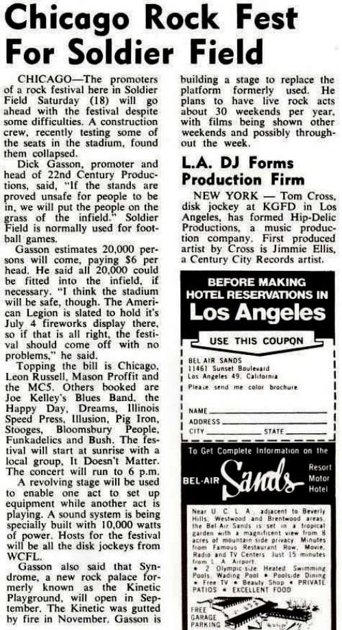 July 18, 1970 Soldier Field, Chicago, IL | Concerts Wiki | Fandom