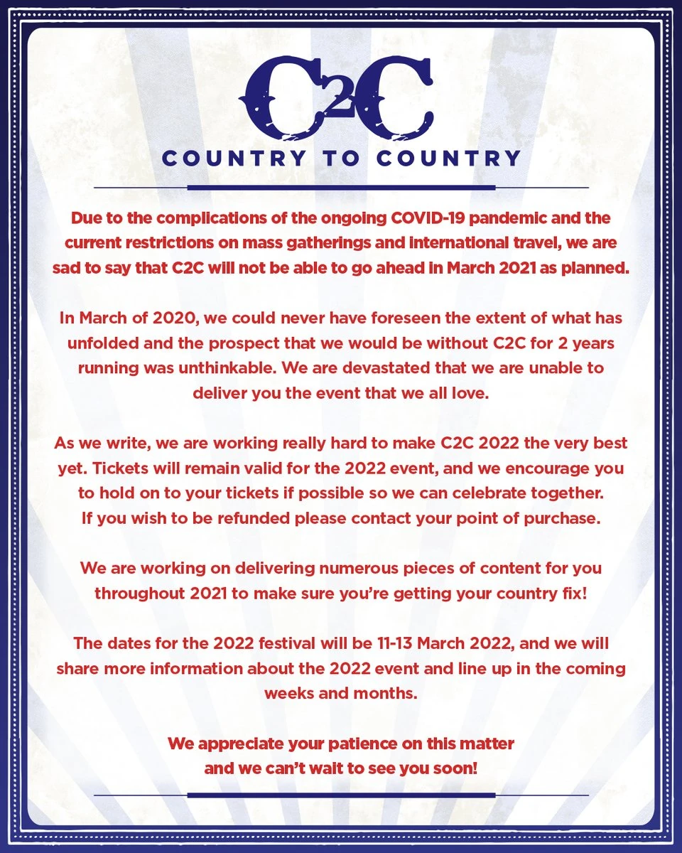 Country 2 Country 2021 | Concerts Wiki | Fandom