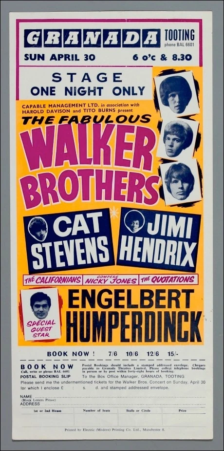 April 30, 1967 Granada, Tooting, ENG | Concerts Wiki | Fandom