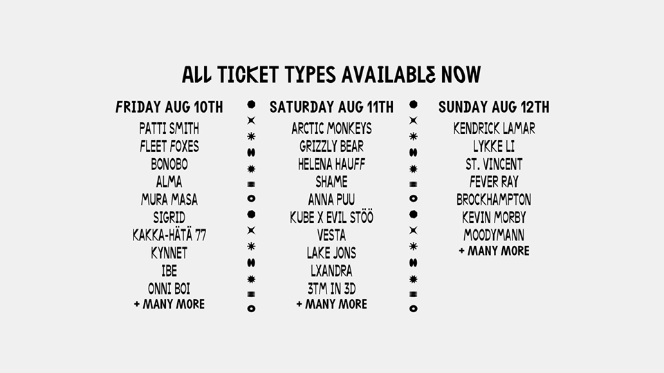 Flow Festival 2018 | Concerts Wiki | Fandom