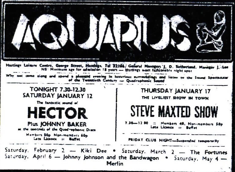 January 12, 1974 Aquarius, Hastings, ENG | Concerts Wiki | Fandom