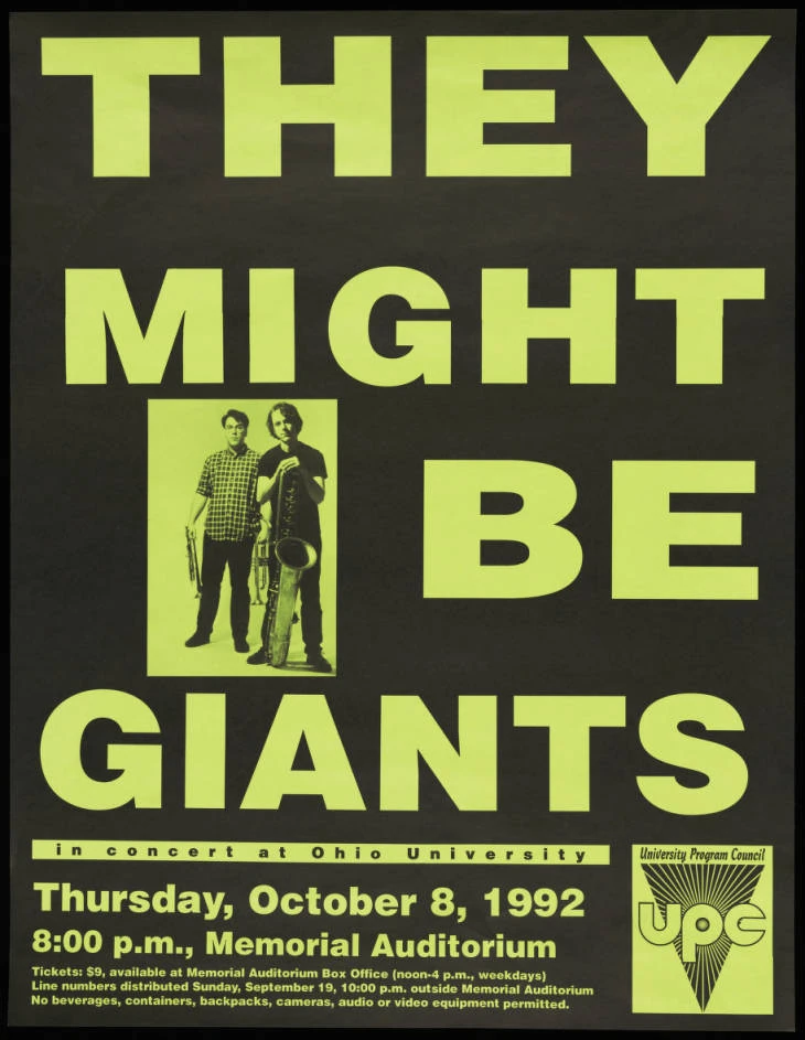 October 8, 1992 Ohio University Memorial Auditorium, Athens, OH ...