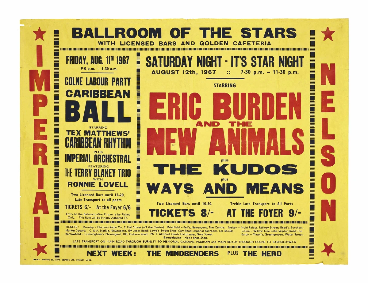 August 12, 1967 Imperial Ballroom, Nelson, ENG | Concerts Wiki | Fandom