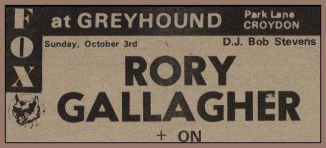 October 3, 1971 Fox at Greyhound, Croydon, ENG | Concerts Wiki | Fandom