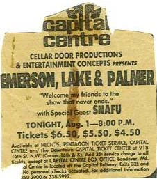 August 1, 1974 Capitol Center, Landover, MD | Concerts Wiki | Fandom
