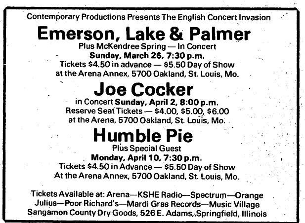April 2, 1972 Arena, St. Louis, MO | Concerts Wiki | Fandom