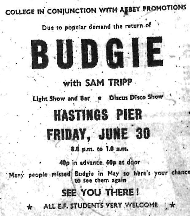 June 30, 1972 Hastings Pier Ballroom, Hastings, ENG | Concerts Wiki ...