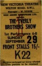 September 29, 1963 New Victoria Theatre, London, ENG | Concerts Wiki ...