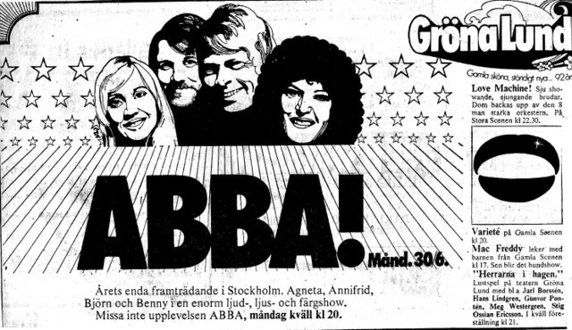 June 30, 1975 Gröna Lund, Stockholm, SWE | Concerts Wiki | Fandom