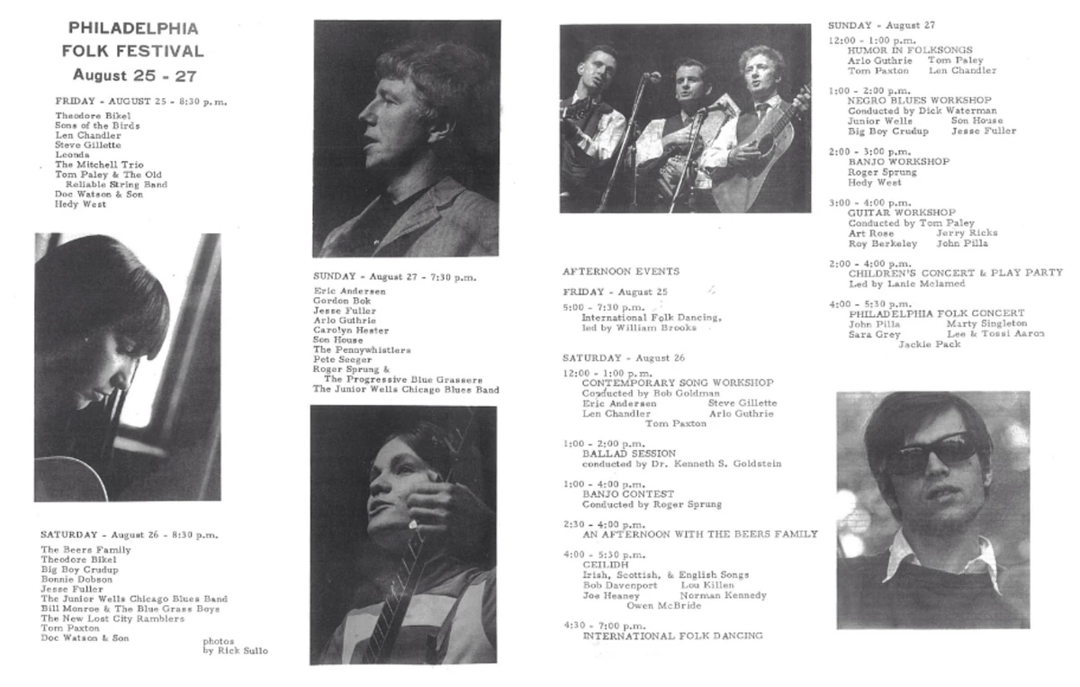 Philadelphia Folk Festival 1967 | Concerts Wiki | Fandom