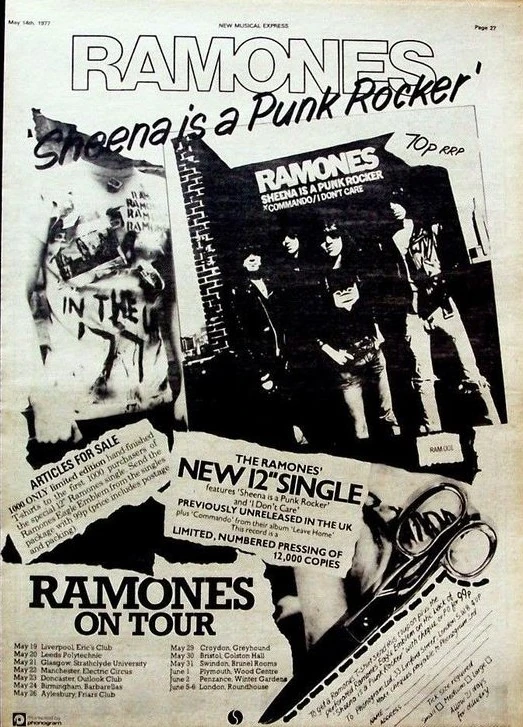 Ramones UK Tour 1977 | Concerts Wiki | Fandom