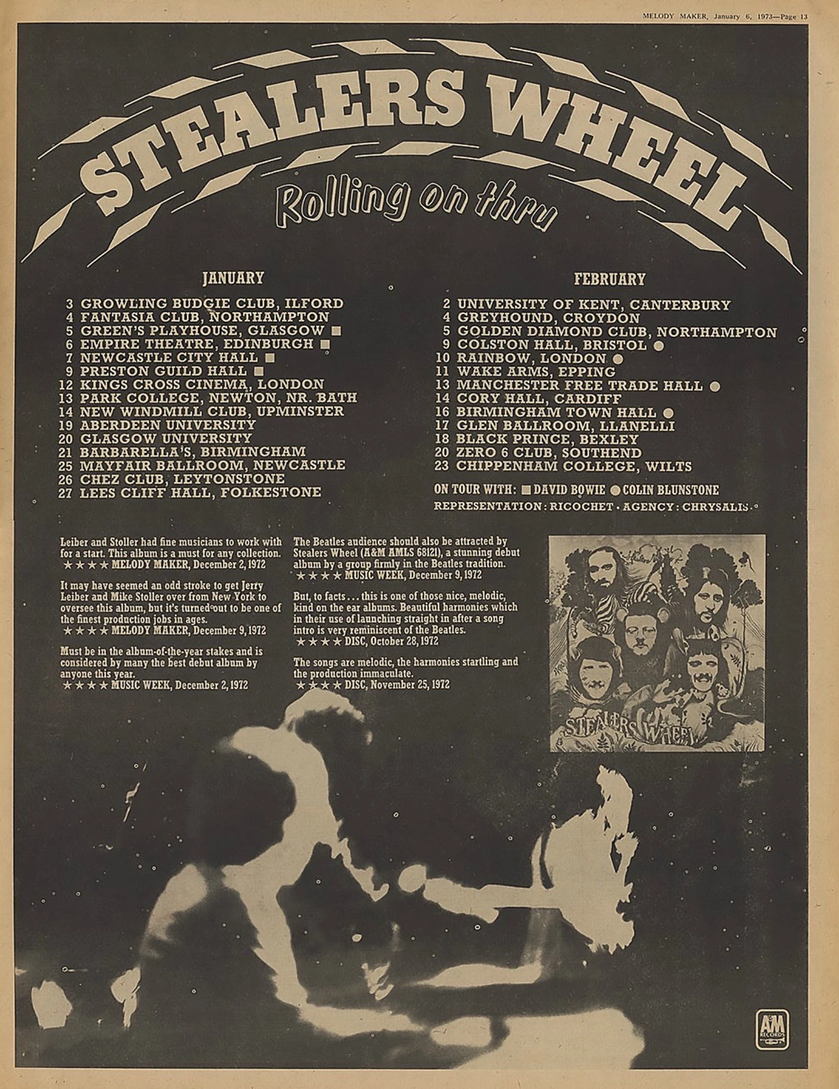 Stealers Wheel UK Tour 1973 | Concerts Wiki | Fandom