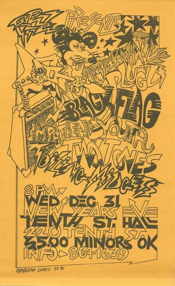 December 31, 1980 10th Street Hall, San Francisco, CA | Concerts Wiki ...