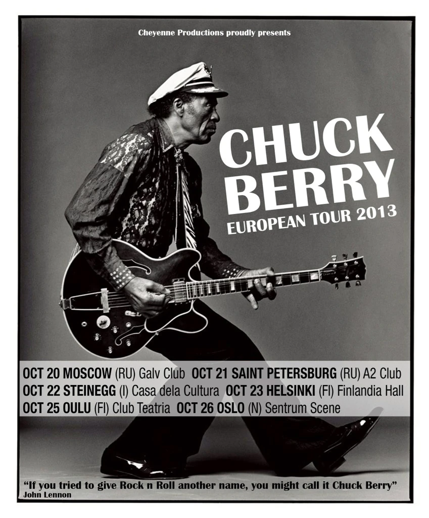 Chuck Berry European Tour 2013 | Concerts Wiki | Fandom