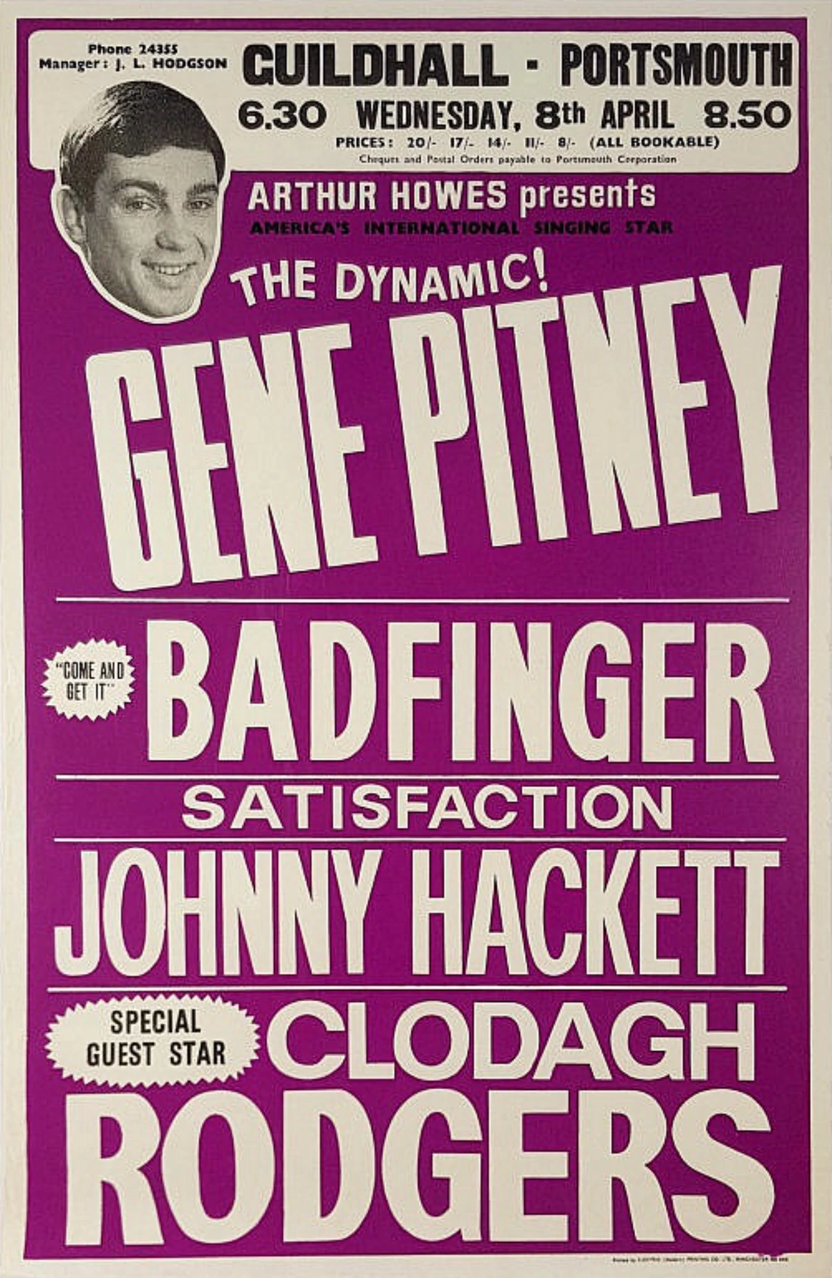 April 8, 1970 Guildhall, Portsmouth, ENG | Concerts Wiki | Fandom