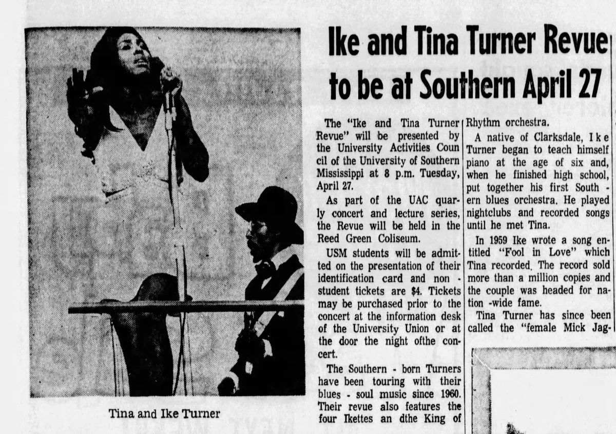 April 27, 1971 Reed Green Coliseum, Hattiesburg, MS | Concerts Wiki ...