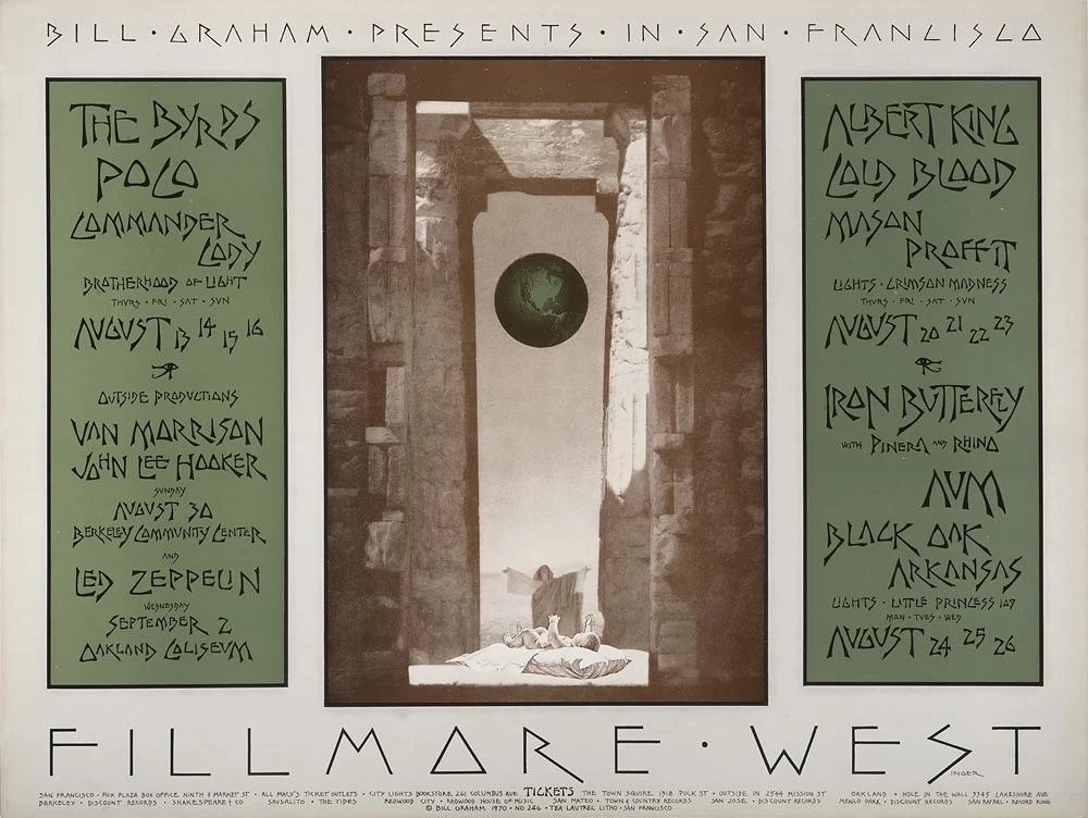 August 13-16, 1970 Fillmore West, San Francisco, CA | Concerts Wiki ...