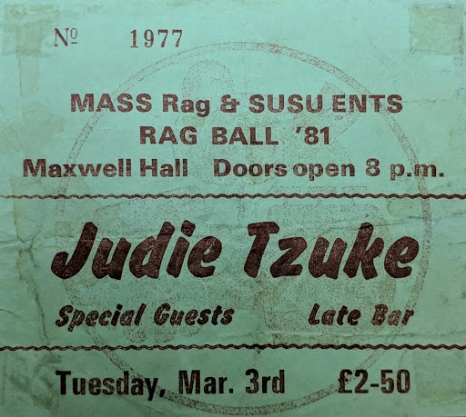 March 3, 1981 Salford University Maxwell Hall, Manchester, ENG ...