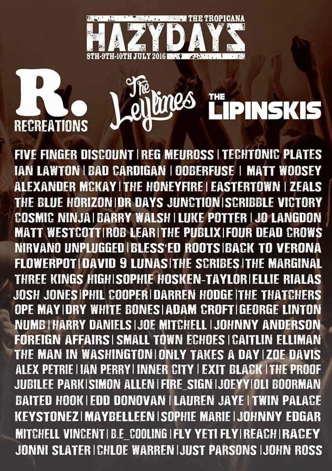 Hazy Days Festival 2016 | Concerts Wiki | Fandom