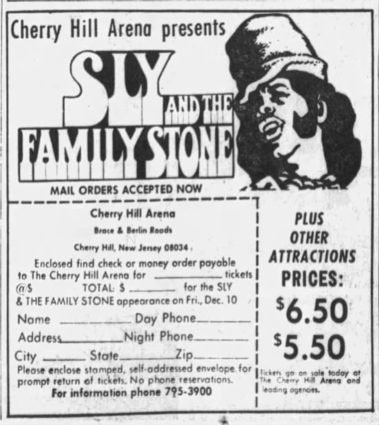 December 10, 1971 Cherry Hill Arena, Cherry Hill, NJ | Concerts Wiki ...