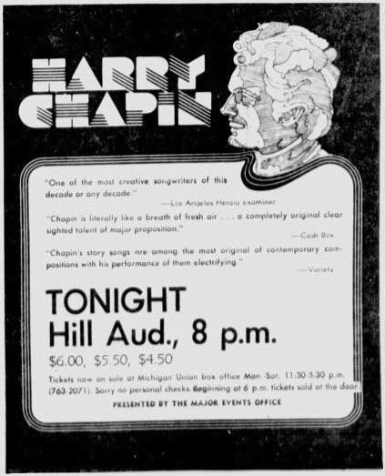 April 1, 1977 Hill Auditorium, Ann Arbor, MI | Concerts Wiki | Fandom