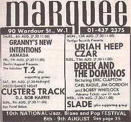 August 10, 1970 Marquee, London, ENG | Concerts Wiki | Fandom