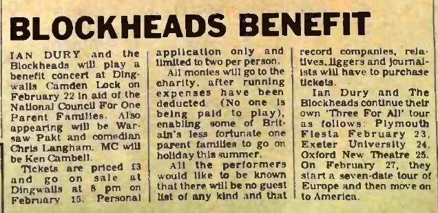 February 22, 1978 Dingwalls, London, ENG | Concerts Wiki | Fandom