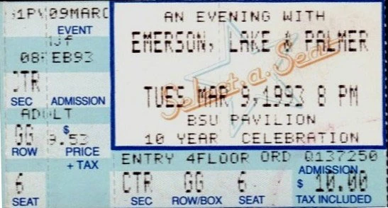 March 9, 1993 BSU Pavilion, Boise, ID | Concerts Wiki | Fandom