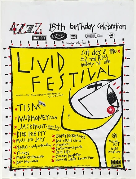 Livid Festival December 1990 | Concerts Wiki | Fandom