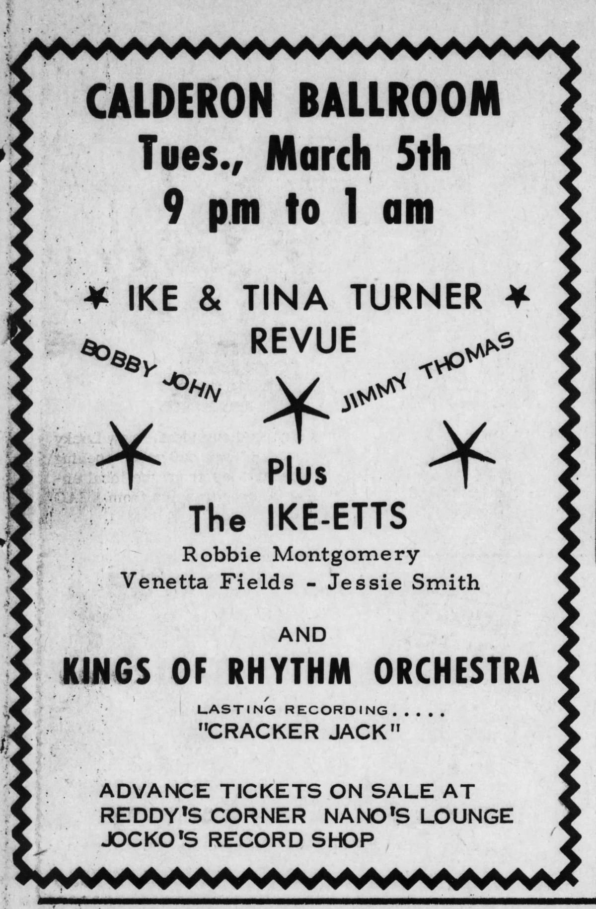 March 5, 1963 Calderon Ballroom, Phoenix, AZ | Concerts Wiki | Fandom