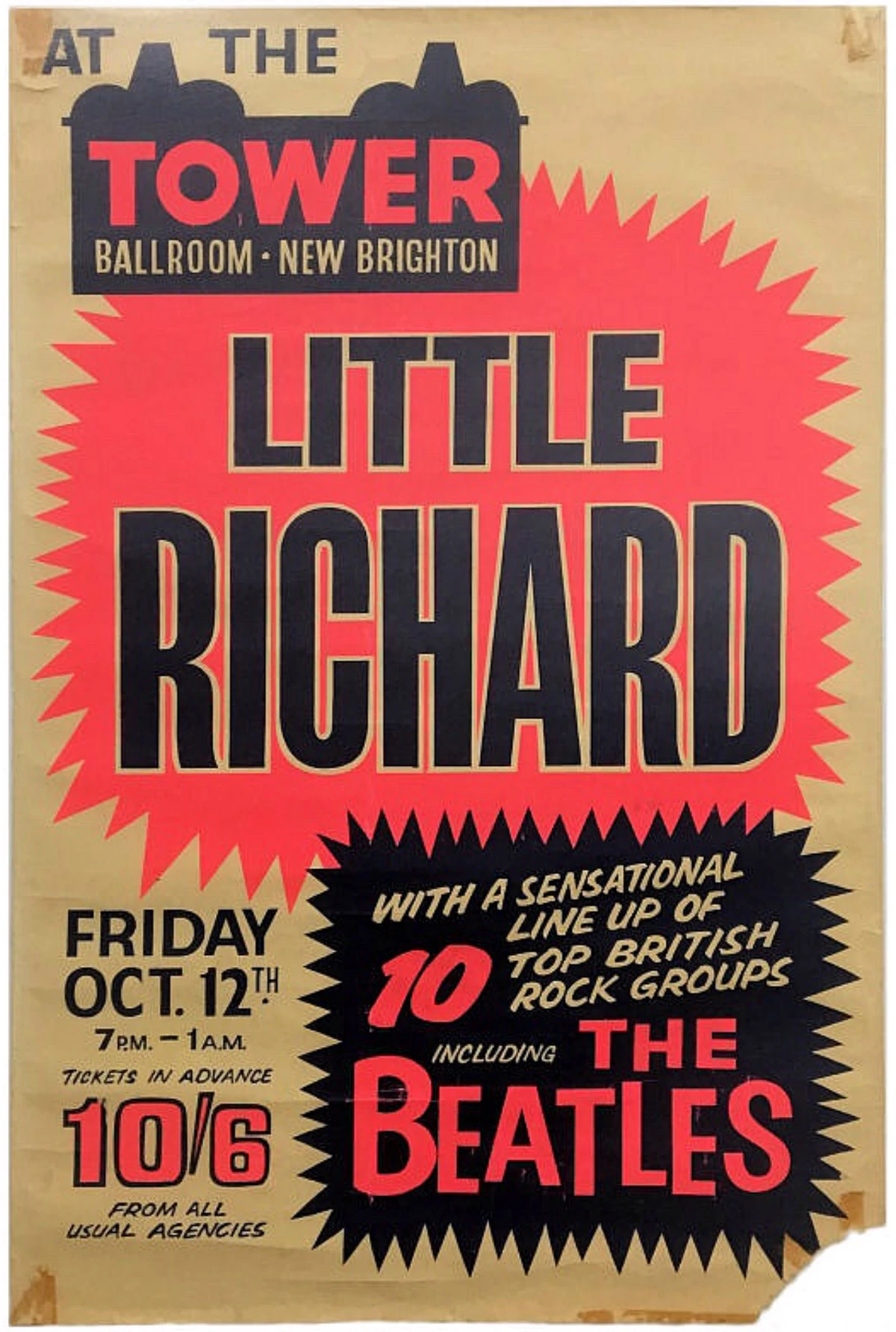 October 12, 1962 Tower Ballroom, Wallasey, ENG | Concerts Wiki | Fandom