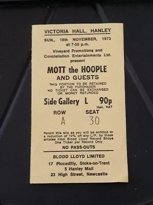 November 18, 1973 Victoria Hall, Hanley, ENG | Concerts Wiki | Fandom