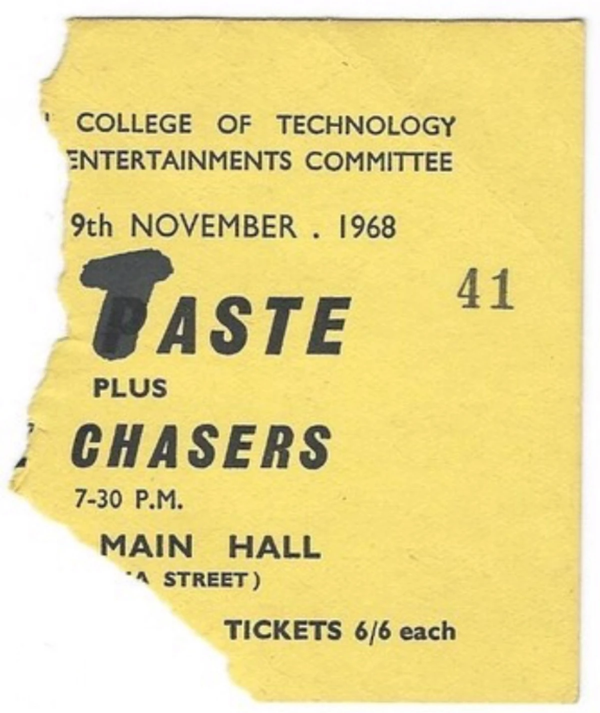 November 19, 1968 Southampton University, Southampton, ENG | Concerts ...