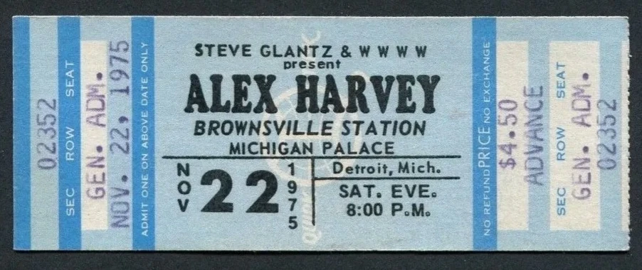 November 22, 1975 Michigan Palace, Detroit, MI | Concerts Wiki | Fandom