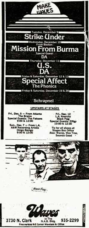 December 12-13, 1980 Stages, Chicago, IL | Concerts Wiki | Fandom