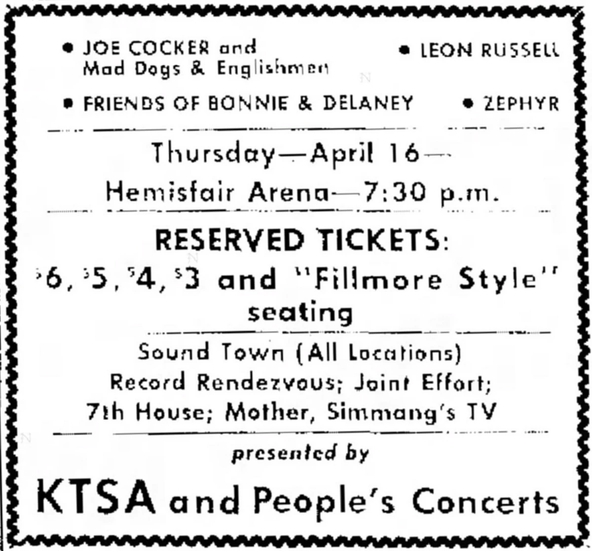 April 16, 1970 Hemisfair Arena, San Antonio, TX | Concerts Wiki | Fandom