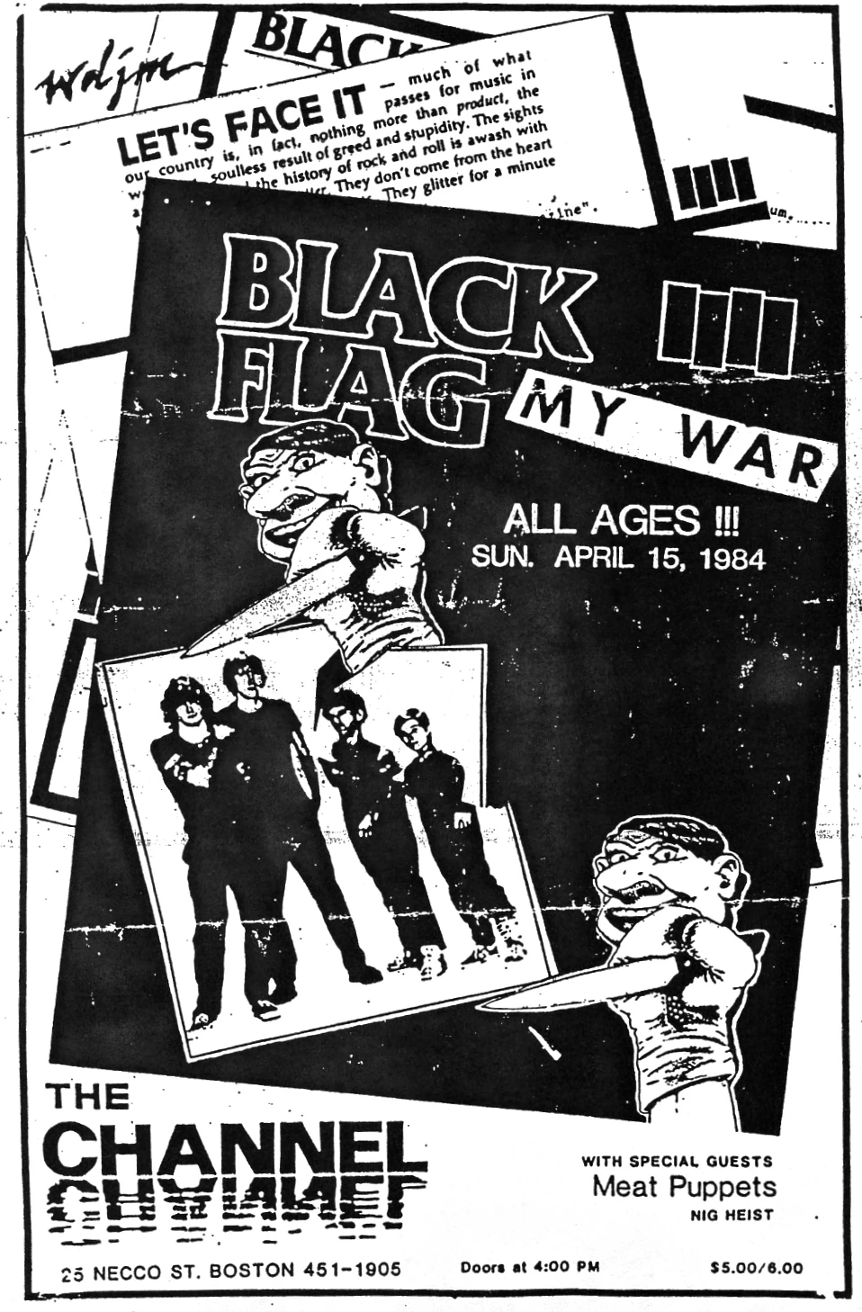 April 15, 1984 The Channel, Boston, MA | Concerts Wiki | Fandom