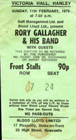 February 11, 1973 Victoria Hall, Hanley, ENG | Concerts Wiki | Fandom