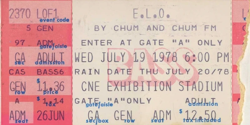 July 19, 1978 CNE Exhibition Stadium, Toronto, ON | Concerts Wiki | Fandom