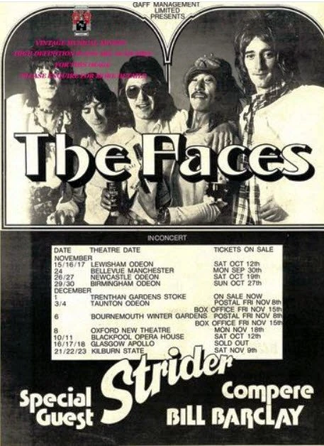 Faces UK Tour 1974 | Concerts Wiki | Fandom