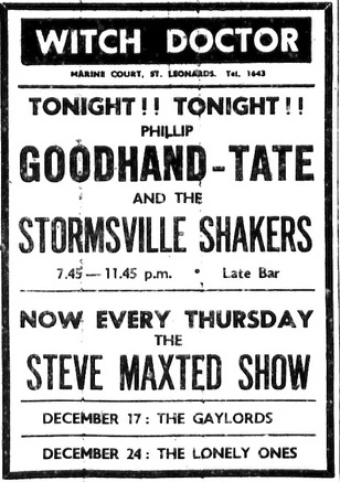 December 17, 1966 Witch Doctor, Hastings, ENG | Concerts Wiki | Fandom