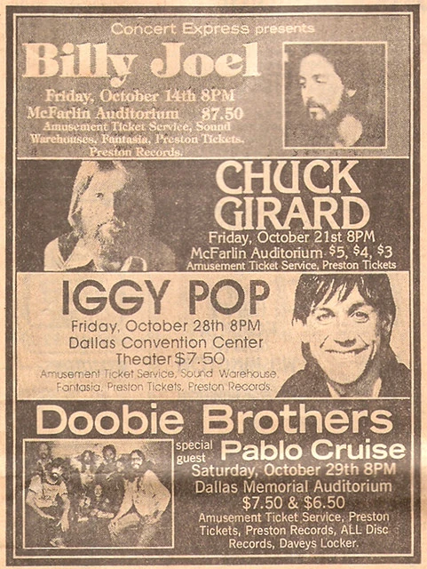 October 29, 1977 Memorial Auditorium, Dallas, TX | Concerts Wiki | Fandom