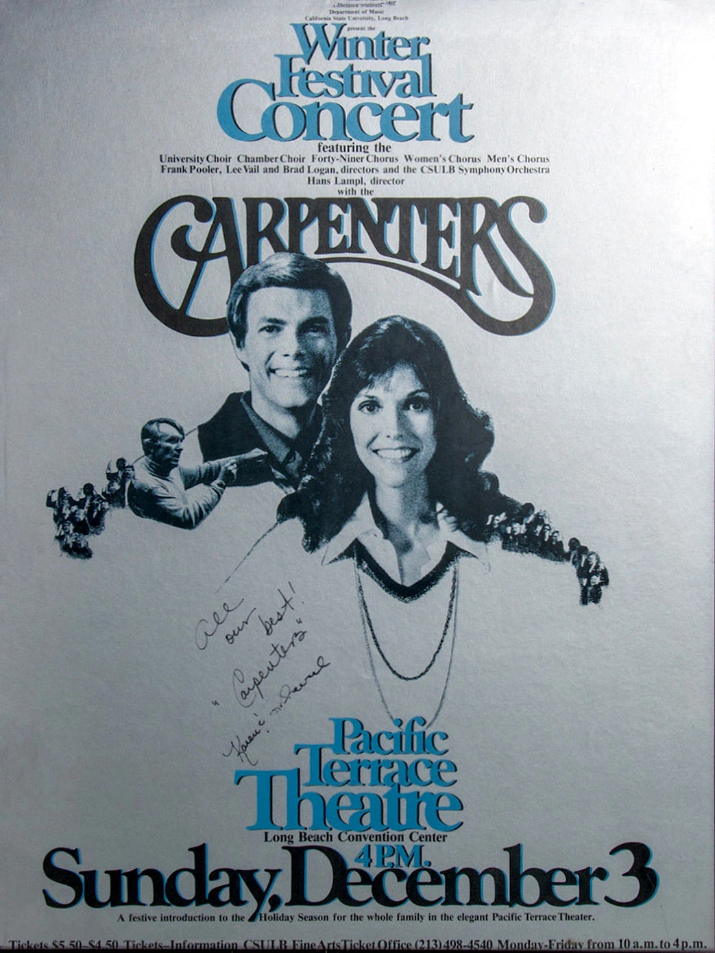 December 3, 1978 Convention Center Pacific Terrace Theatre, Long Beach ...