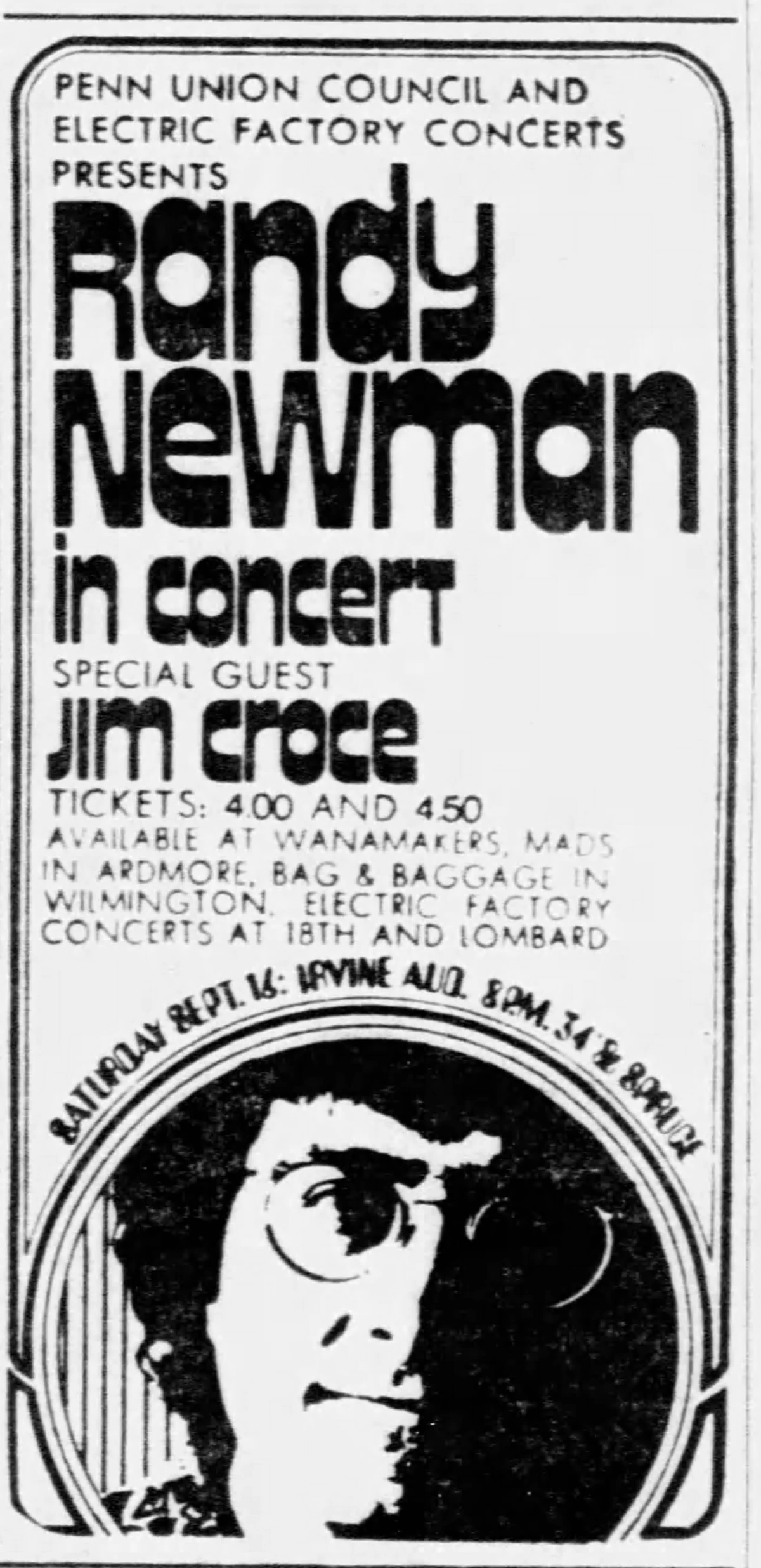 September 16, 1972 Irvine Auditorium, Philadelphia, PA | Concerts Wiki ...