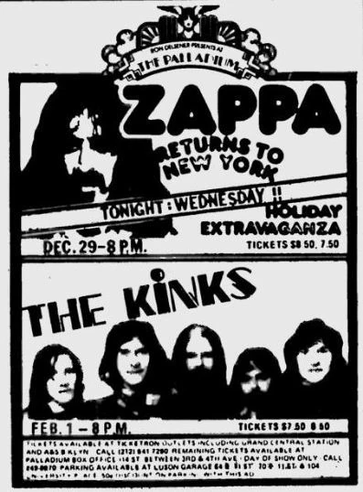 February 1-2, 1977 Palladium, New York City, NY | Concerts Wiki | Fandom