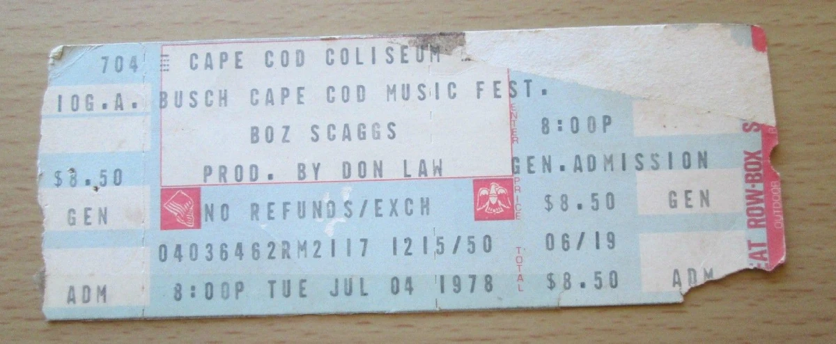 July 3-4, 1978 Cape Cod Coliseum, South Yarmouth, MA | Concerts Wiki ...